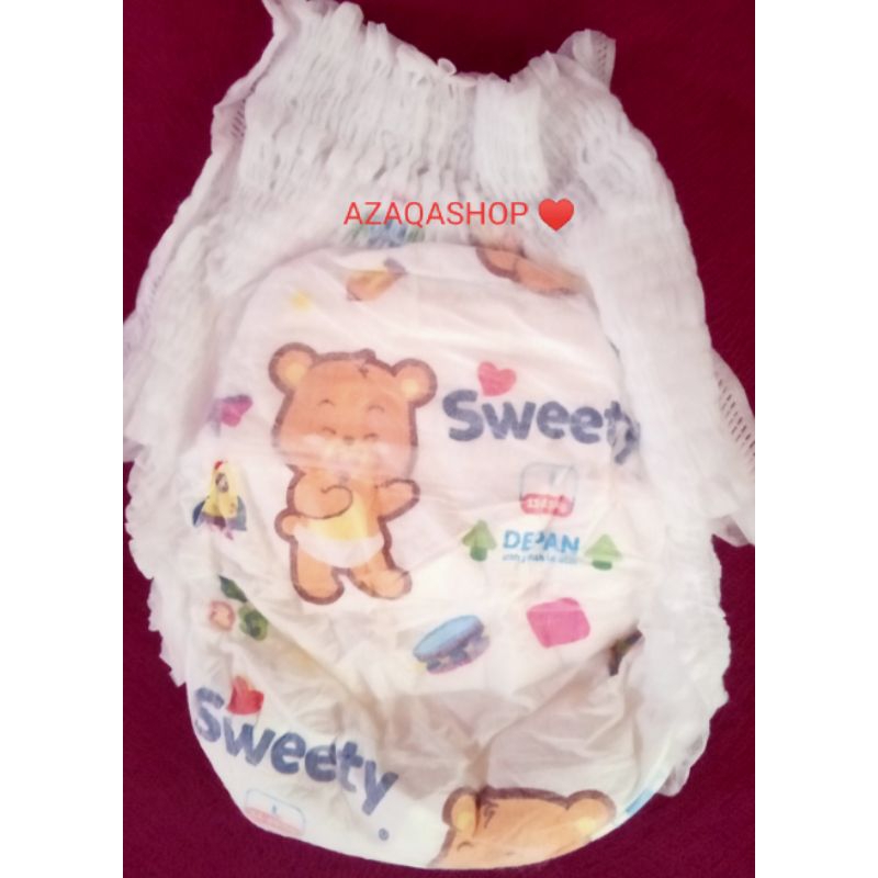 Jual Popok non kemasan sweety tipe celana size L | Shopee Indonesia