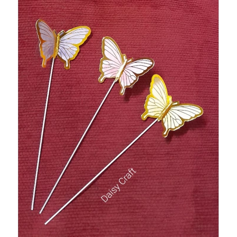 Jual Topper Kue Topper Cake Topper Kupu - Kupu Hiasan Cake Hiasan Kupu ...