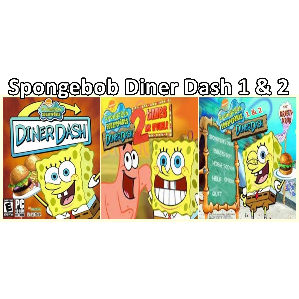 Jual Spongebob Diner Dash 1 & 2 Game untuk Komputer PC Laptop KOLEKSI ...