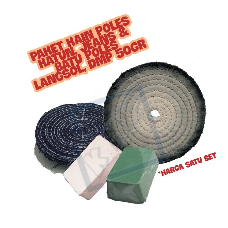 Jual PAKET POLES KAIN KATUN, JEANS & BATU POLES LANGSOL, DMP MINI ...