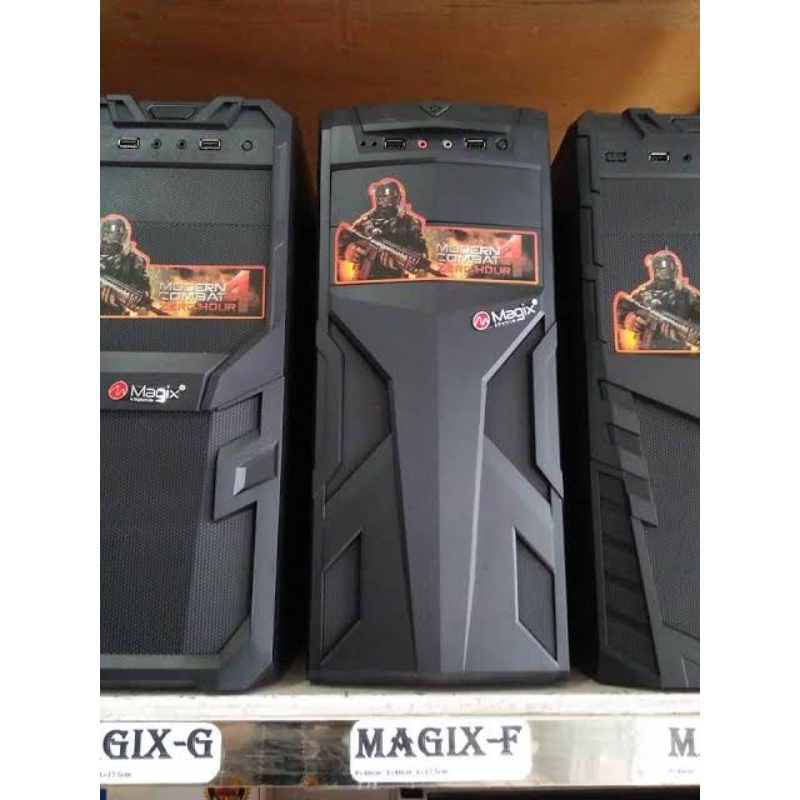 Jual Casing pc ATX gaming magix / Case pc magix 500watt psu include ...