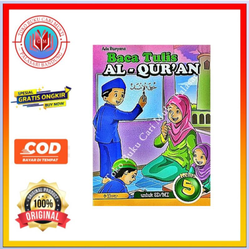 Jual Buku Baca Tulis Al Quran Untuk Sd Mi Kelas 5 Penerbit Thursina