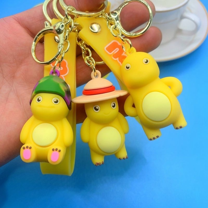 Jual Gantungan Kunci Keychain Naloong Dino Yellow Nailong Nailoong ...