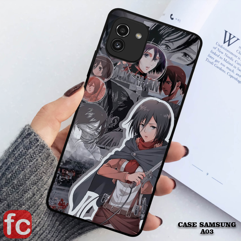 Jual Case Glossy Samsung A03 [FR46] Anime Aot Attack On Titan Casing Hp ...