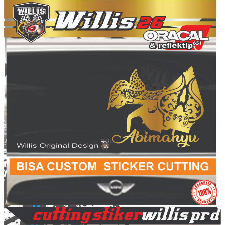 Jual STIKER CUTTING WAYANG RADEN ABIMANYU | Shopee Indonesia
