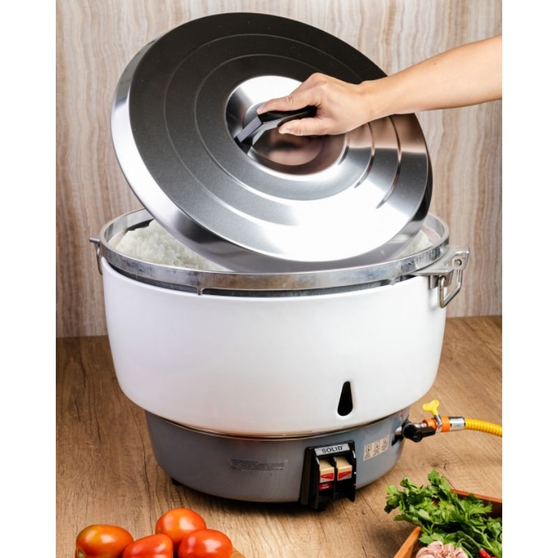 Jual rice cooker gas grc 510/ gas cooker solid 10 liter | Shopee Indonesia