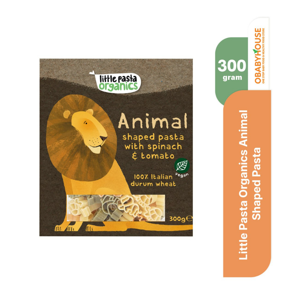 Jual Little Pasta Organics Animal Shaped Pasta 300 gr | Shopee Indonesia