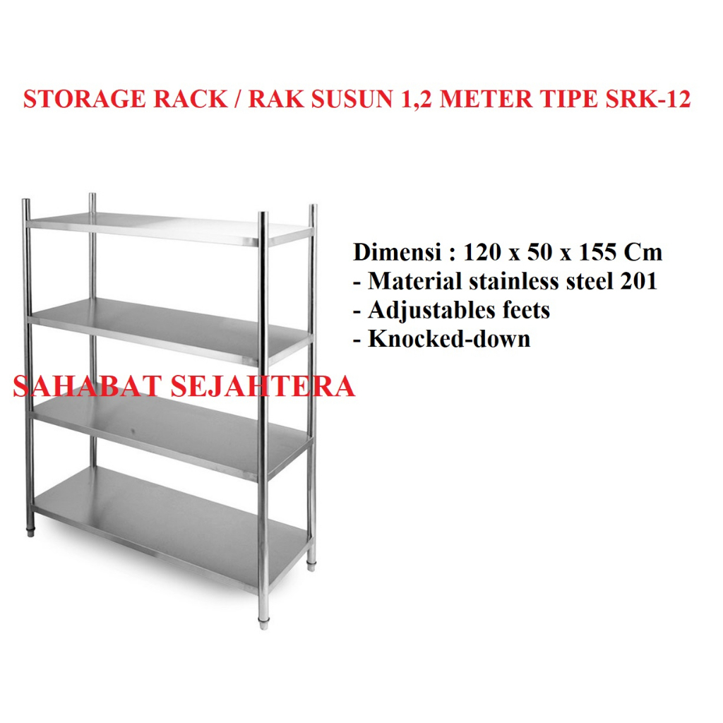 Jual Storage Rack / Rak Susun 1,2 Meter TIPE SRK-12 / SRK 12 / SRK12 ...