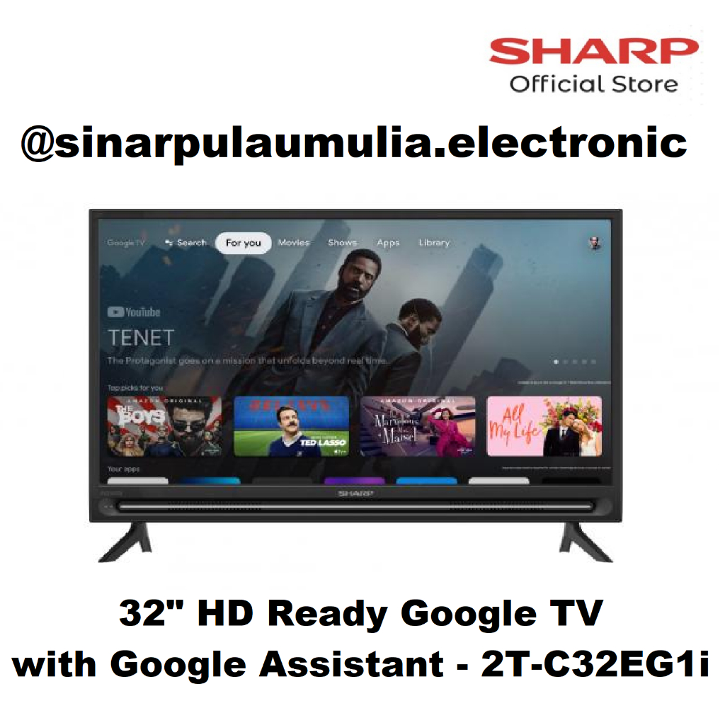 Jual Sharp LED TV 32 Inch HD Digital Android Assistant - 2T C32EG1i / 2T 32 EG 1i / 2T C 32EG1i ...