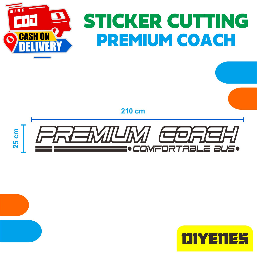Jual Stiker Cutting Premium Coach, Sticker Cutting Bus, Sticker Cutting ...