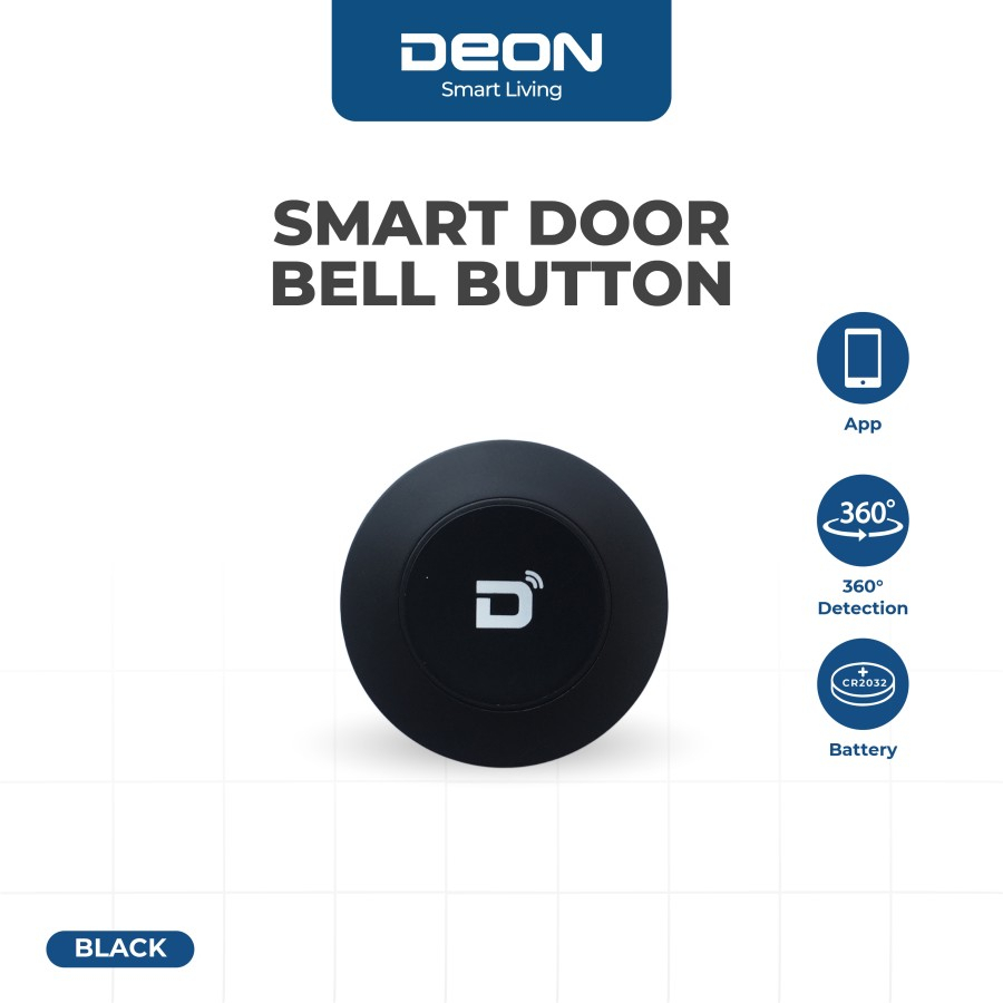 Jual DEON Bel Pintu Rumah - Smart Door Bell Black | Shopee Indonesia