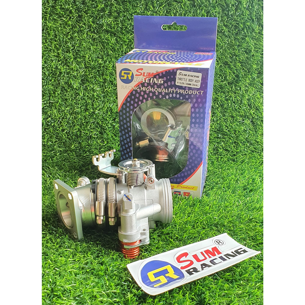 Jual THROTTLE BODY DOUBLE INJECTOR MX KING / R15V2 / NVA ( Oval Blade ...