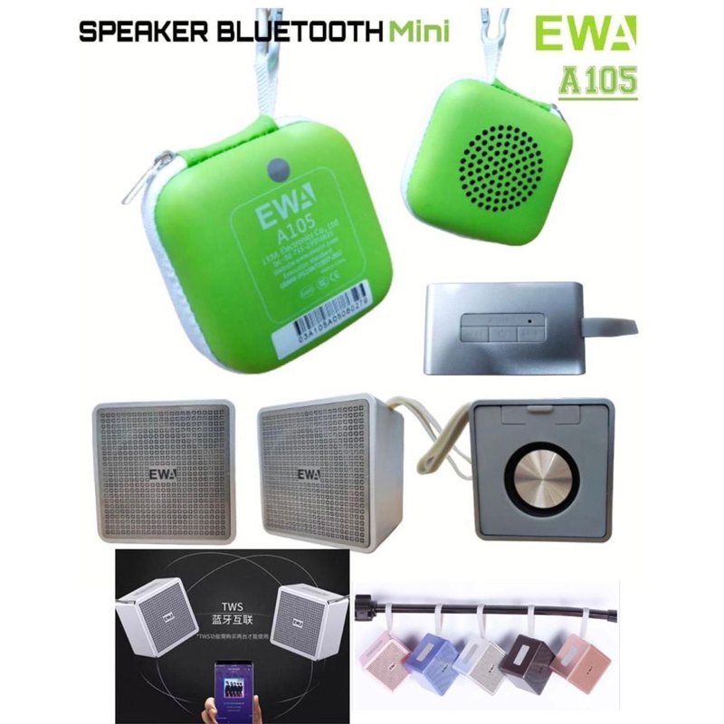 Jual SPEAKER BLUETOOTH MINI EWA A105 ORIGINAL 100% PORTABLE SPEAKER EWA WIRELESS PORTABLE ...
