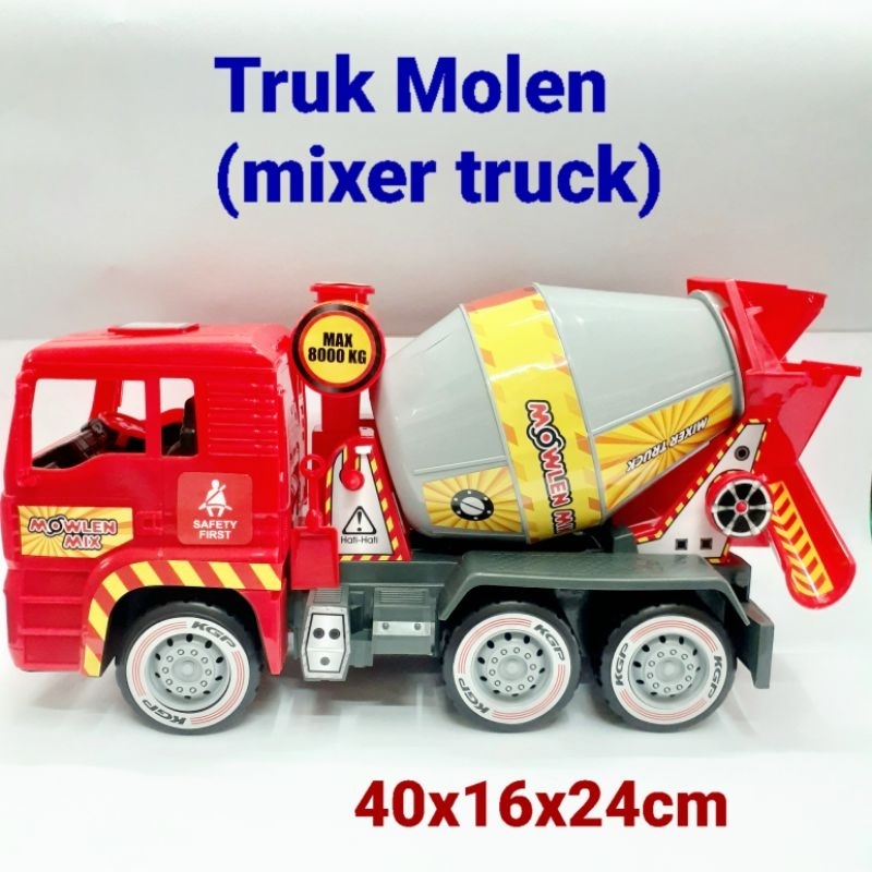 Jual TRUK MOLEN Mainan MIXER TRUCK Jumbo 40cm | Shopee Indonesia