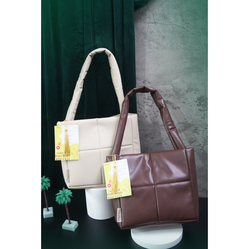 Jual Tas Hampers Souvenir Kulit Puffy Fluffy Tas Parsel Premium ...