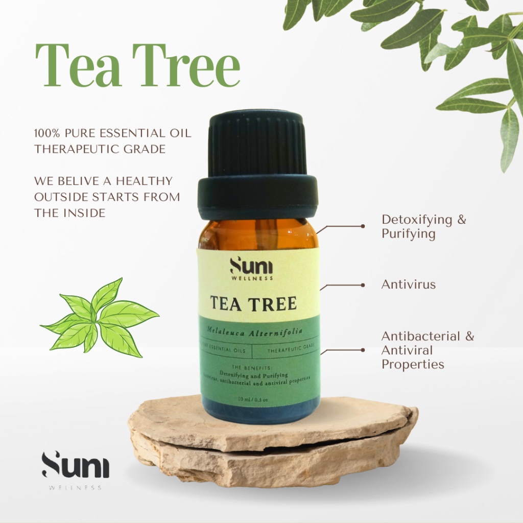 Jual Sunee Wellness Therapeutic Grade Aromatic Tea Tree Essential Oil ...