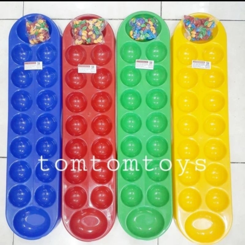 Jual DAKON BIJI WARNA Mainan Tradisional Board Games Congklak | Shopee ...