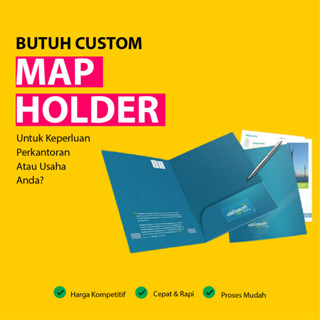 Jual CETAK MAP FOLDER/STOP MAP A4 Map Sekolah / Kantor Custom | Shopee Indonesia