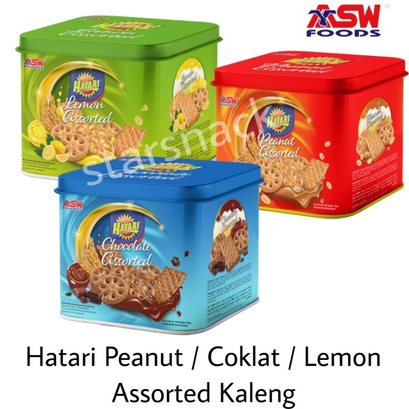 Jual Hatari Peanut Coklat Lemon kaleng 350Gr | Shopee Indonesia