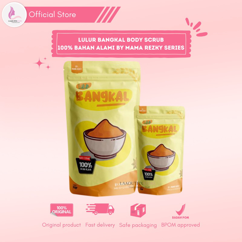 Jual LULUR BANGKAL BODY SCRUB 100% BAHAN ALAMI BY MAMA REZKY ISI 20 ...