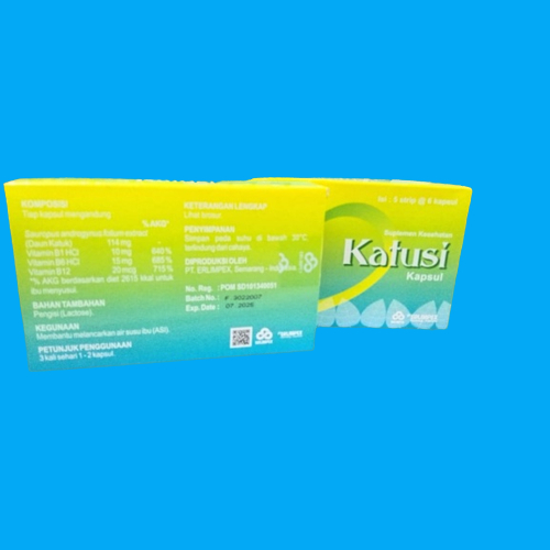 Jual KATUSI KAPLET PER BOX ISI 5 STRIP (PELANCAR ASI) | Shopee Indonesia