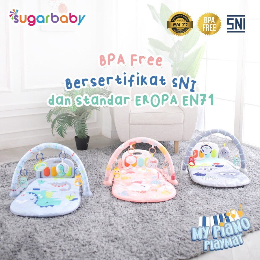 Jual Sugar Baby All in 1 Piano Playmat |Alas Main Bayi|Playgym | Sugar ...