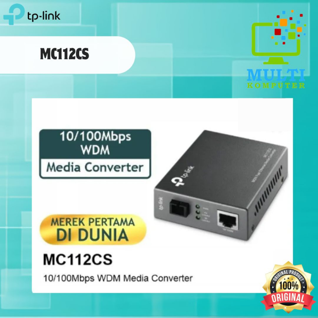 Jual TPLINK TL- MC112CS 10/100Mbps WDM Media Converter | Shopee Indonesia