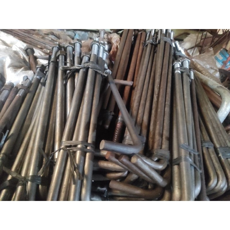Jual Angkur L 5/8 x 50 cm ( M16 x 50cm) + 1 baut | Shopee Indonesia