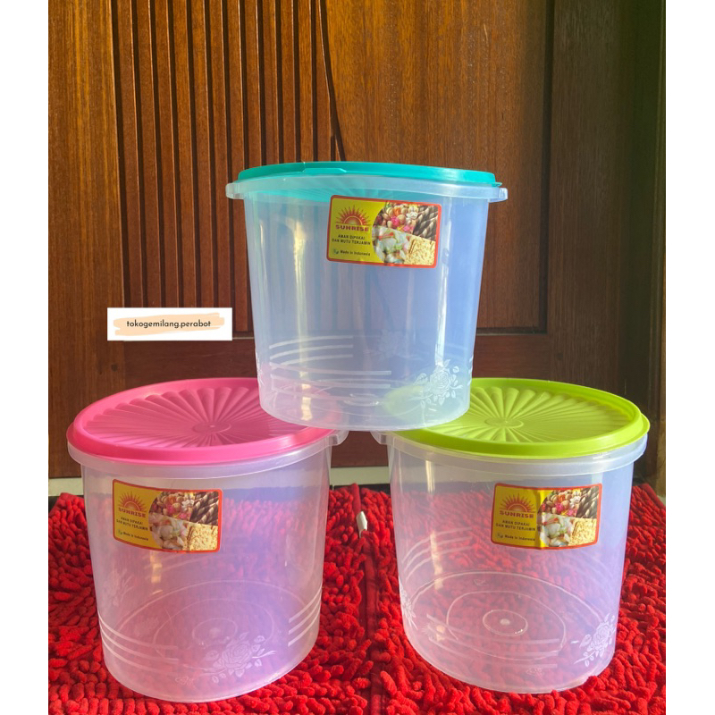 Jual Toples 5 Liter / Toples Plastik Kecil / Toples Kerupuk Kecil | Shopee Indonesia