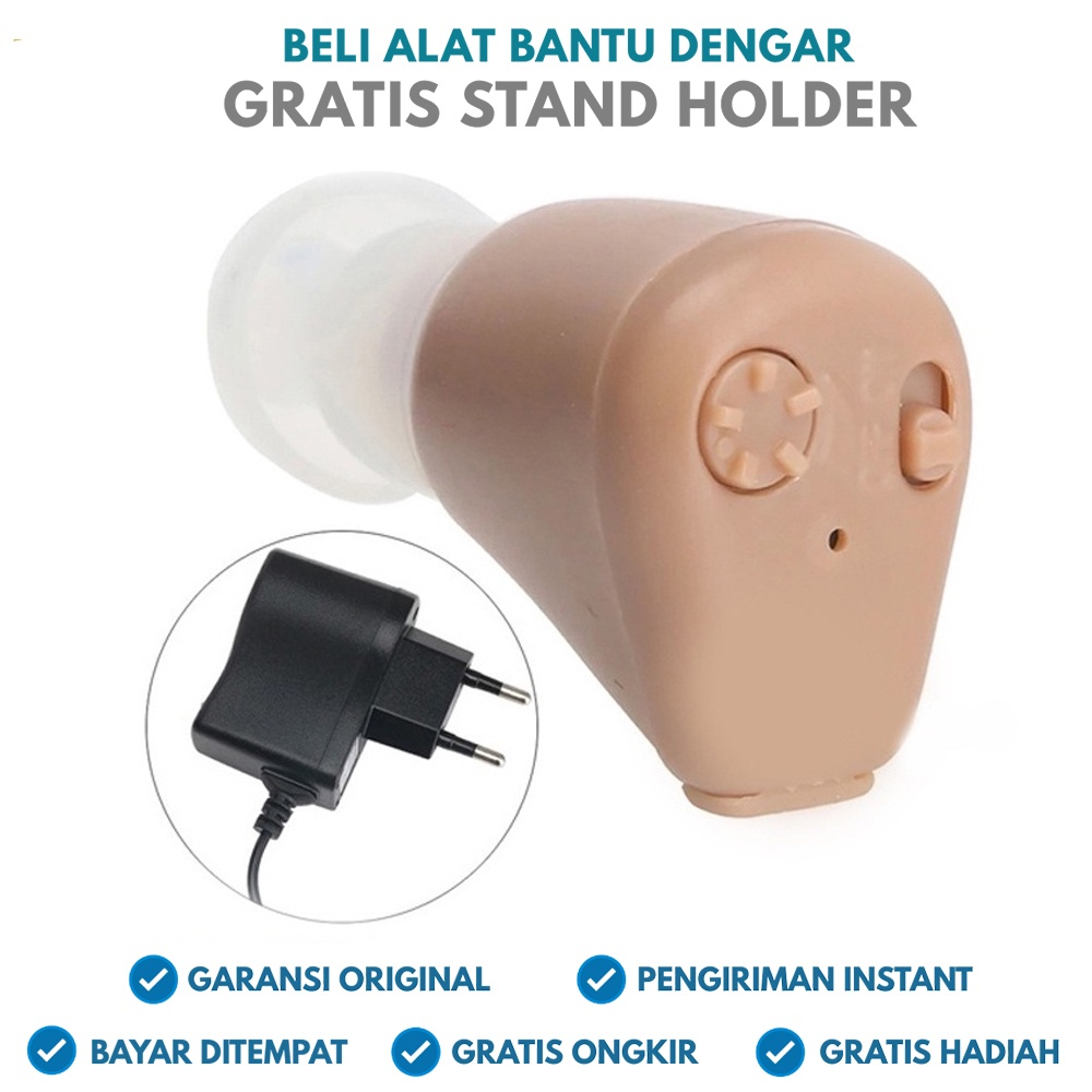 Jual Alat Bantu Dengar Cas Charger Telinga Orang Tua Hearing Aid Mini Pengeras Suara Original k ...