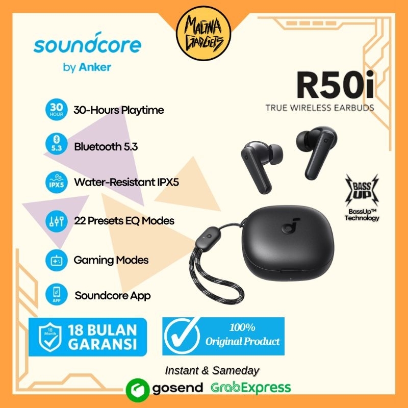 Jual Soundcore R50i TWS Earbuds Bluetooth True Wireless Earphone ...