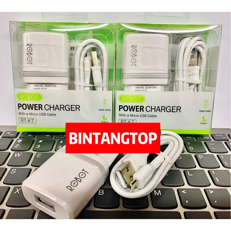 Jual ROBOT RT-K7S , RT-K7SC , RT-K7 / Charger ROBOT RT-K7 MICRO USB 1A ...