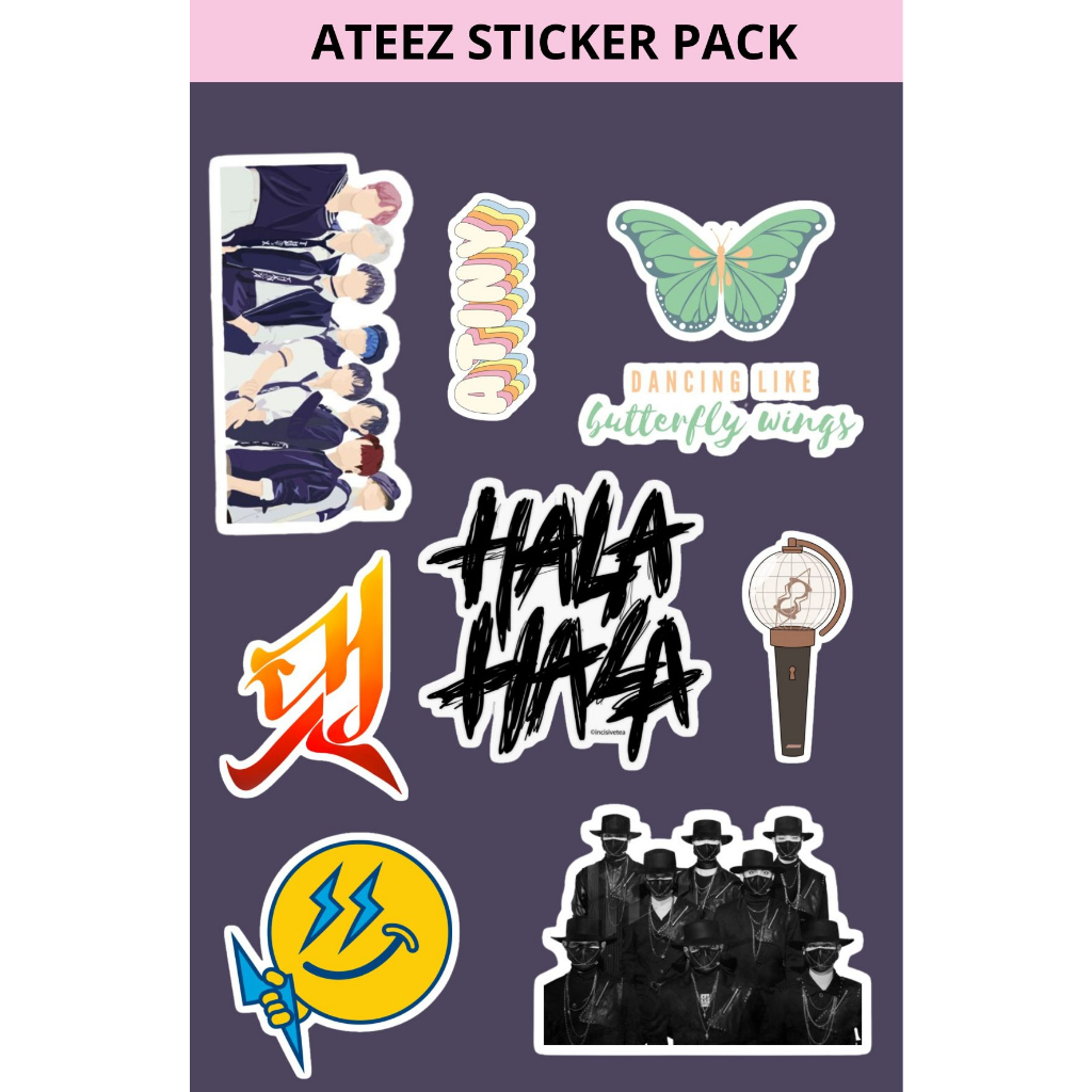 Jual Sticker ATEEZ kpop aesthetic ATINY cute custom | Shopee Indonesia