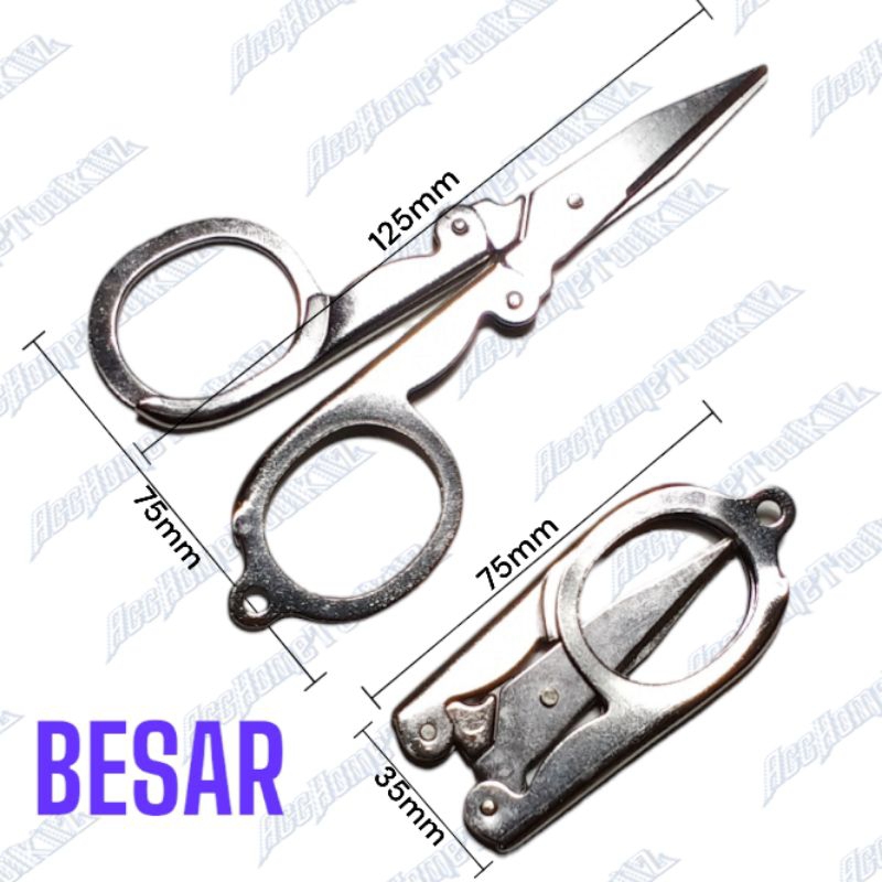 Jual Gunting Lipat Ukuran Kecil Sedang Besar / Gunting Jadul Ukuran ...