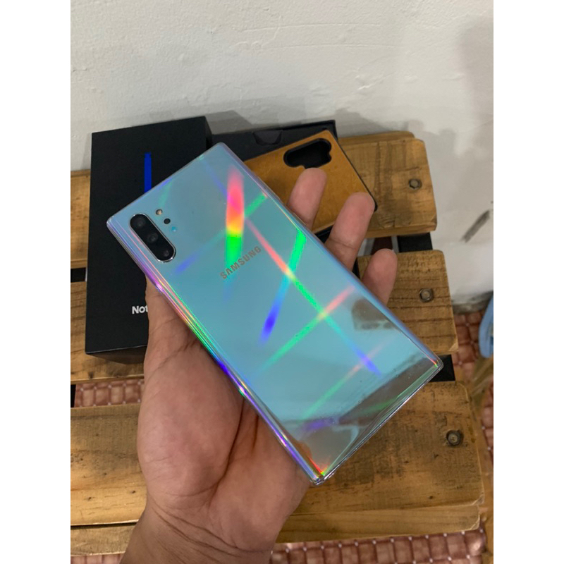 Jual Samsung Note 10 Plus 12/256 GB Fullset Original SEIN (Second) | Shopee Indonesia