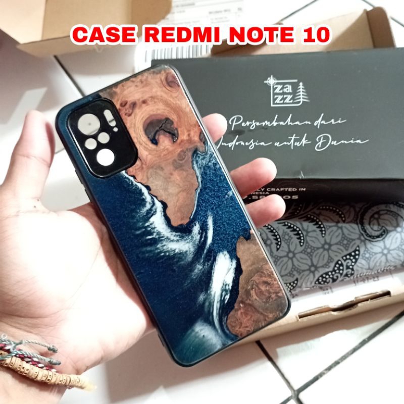 Jual CASE HP REDMI NOTE 10 RESIN KAYU JUAL MURAH | Shopee Indonesia