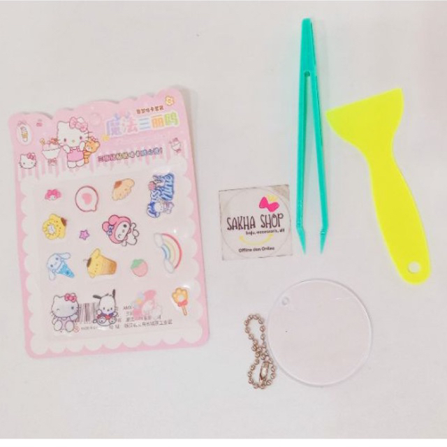 Jual Sakha - mainan anak sticker sanrio capit Korea viral 3d | Shopee ...
