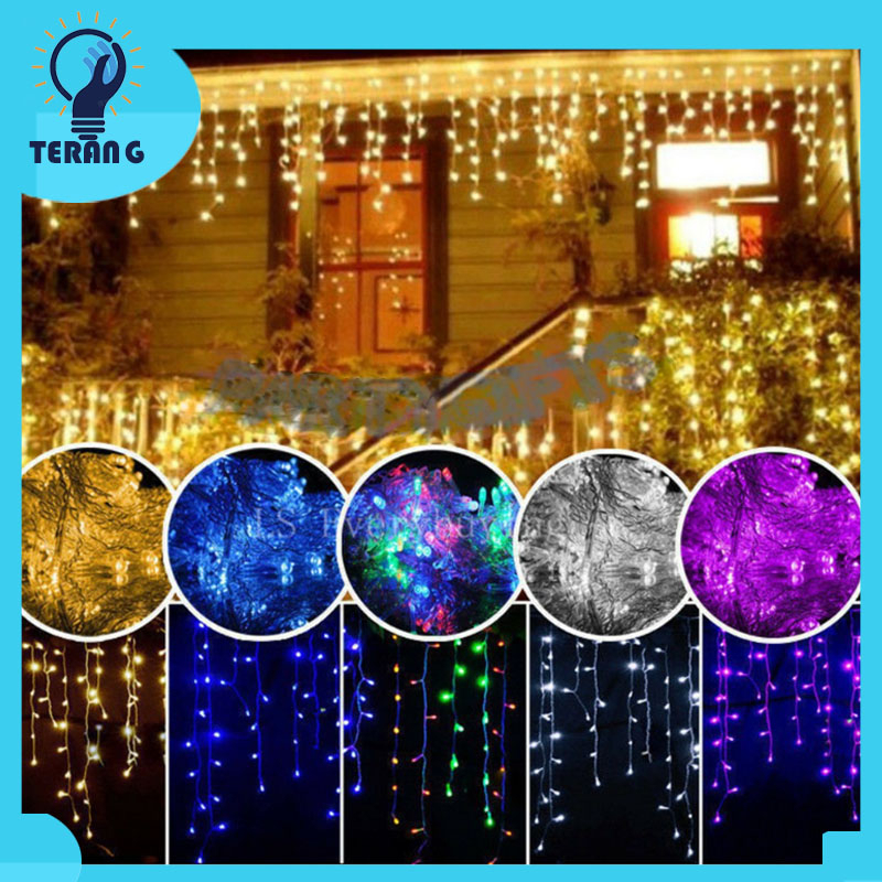 Jual LAMPU LED TIRAI LED PUTIH BIRU KUNING /RGB PANJANG 4.5M LAMPU ...