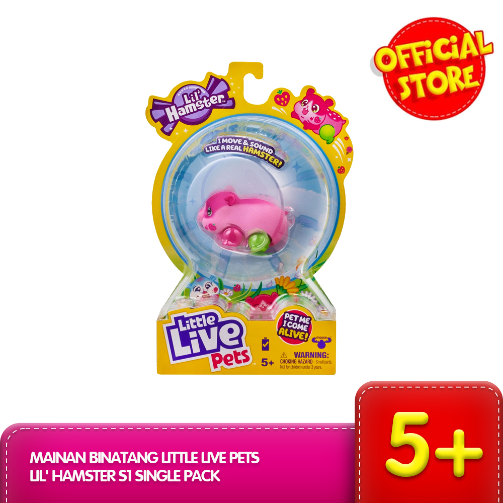 Jual Mainan Binatang Little Live Pets Lil' Hamster S1 Single Pack ...