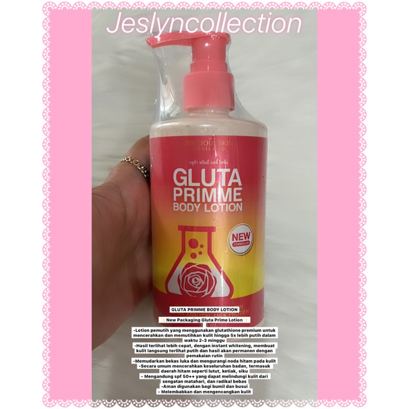 Jual GLUTA PRIME BODY LOTION ORIGINAL THAILAND/ CREAM LOTION PEMUTIH ...