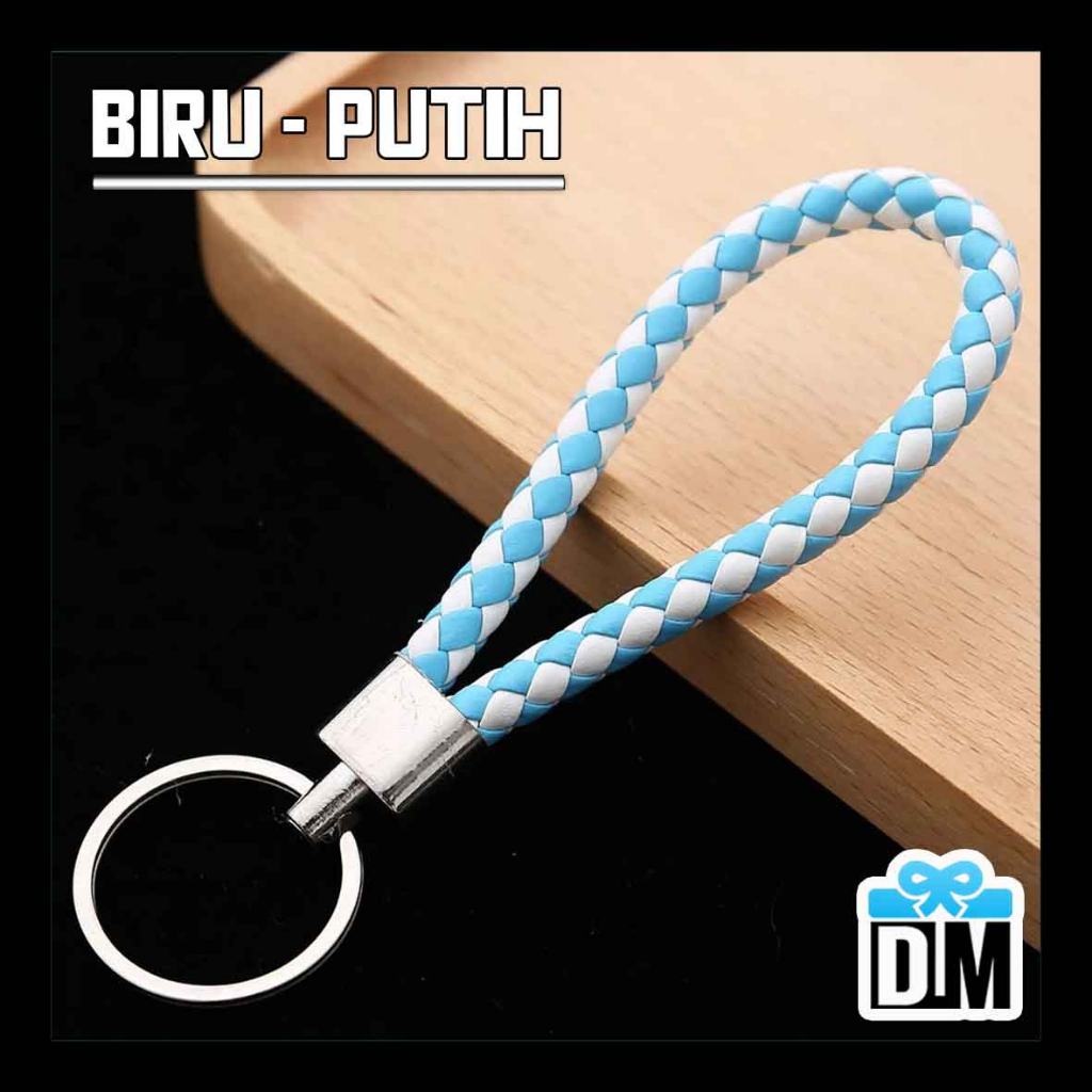 Jual Gantungan Kunci Ganci Tali Tambang Kepang Simple Kokoh Kuat | Shopee Indonesia