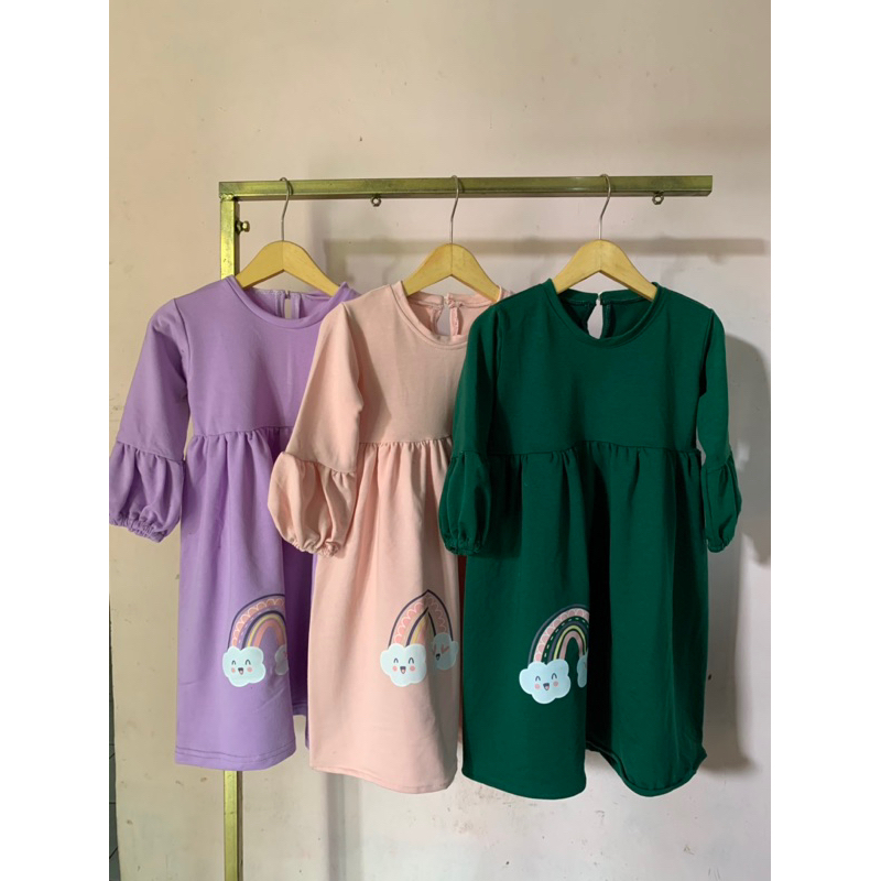 Jual gamis anak baby terry 1-10 tahun | Shopee Indonesia