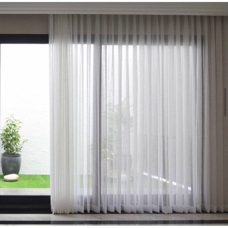 Jual Vitrase gorden blackout polos premium | Shopee Indonesia
