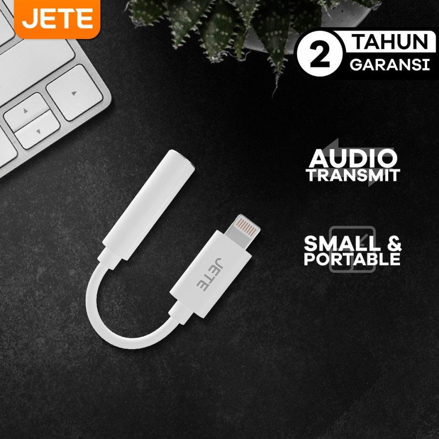 Jual Kabel JETE OTG Iphone Lightning to Audio - Garansi 2 Tahun ...