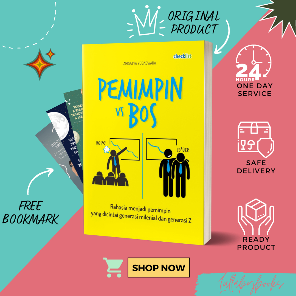Jual Buku Pemimpin vs Bos | Checklist - Menjadi Pemimpin Yang Dikagume ...