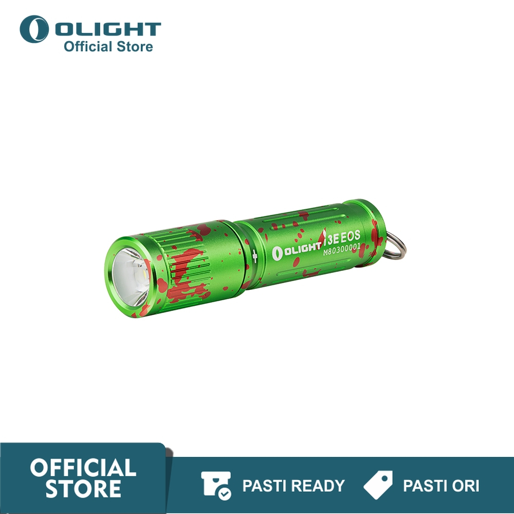 Jual OLIGHT I3E EOS Zombie Green Flashlight Senter LED 90 Lumens ...