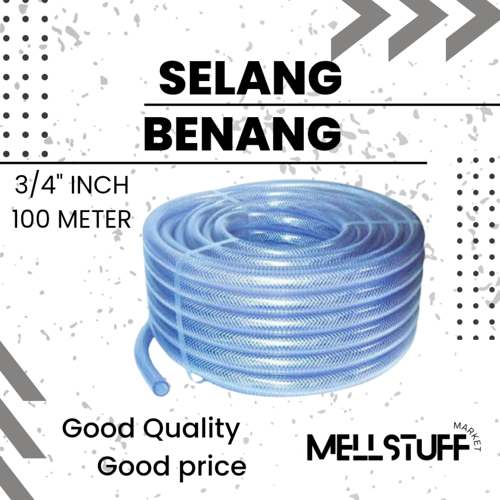Jual Selang Benang Air Taman 3/4" Inch 100 Meter Selang Benang | Shopee Indonesia