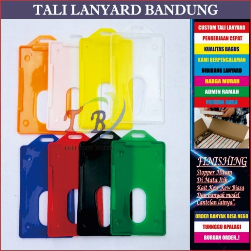 Jual FRAME Casing ID Card plastik/card holder id card plastik | Shopee ...