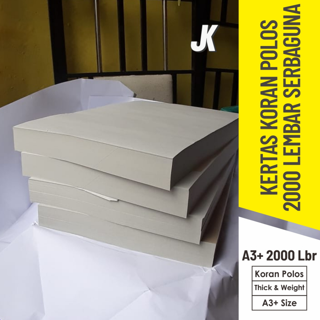 Jual Kertas Koran Buram Flip Chart Polos Ukuran A3+ 2000 lembar - Jaya ...