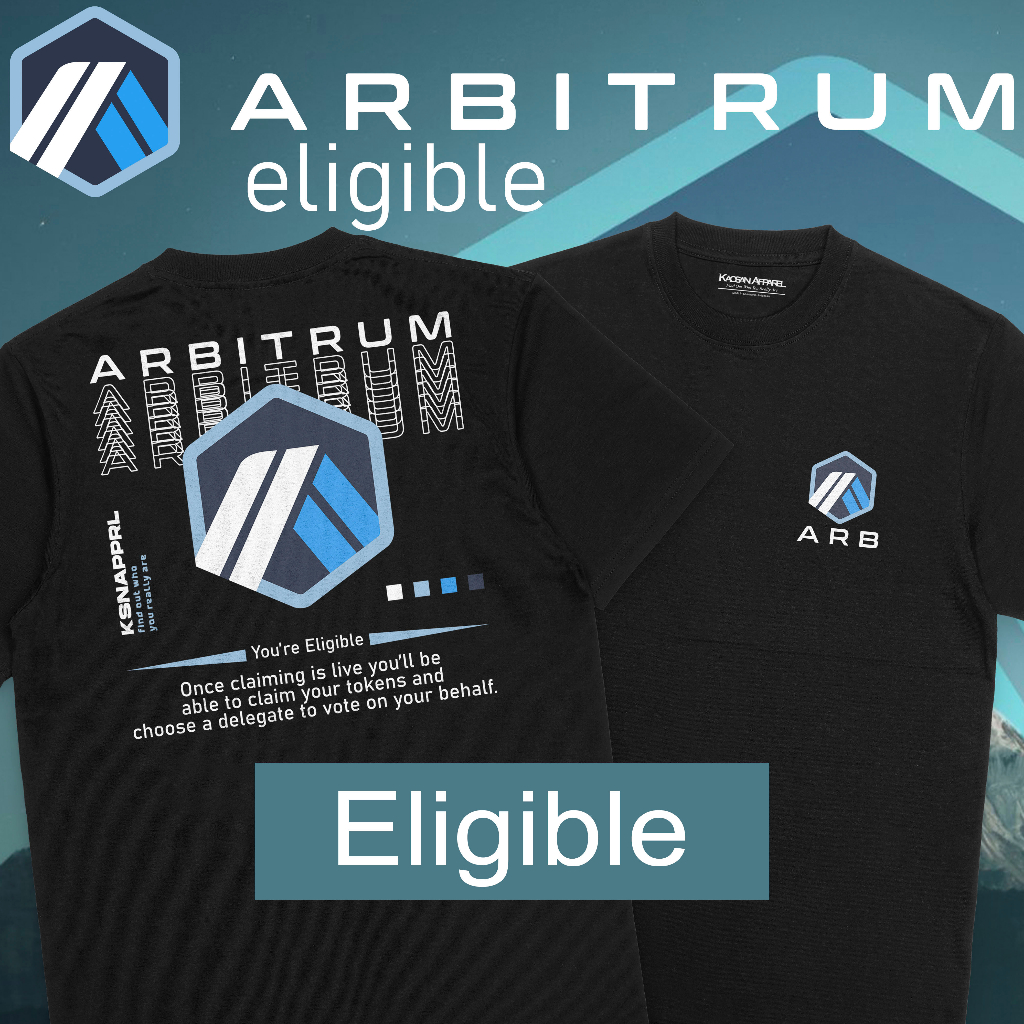 Jual Kaos Crypto "ARBITRUM ELIGIBLE" - ARBITRUM/ARB/Crypto Arbitrum ...